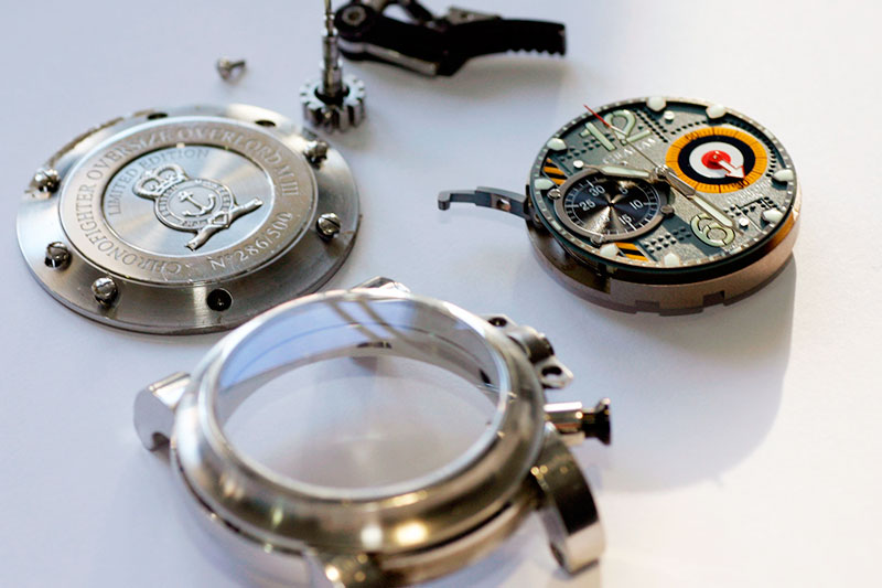 Reparación Graham Chronofighter Overlord MKIII - Luis Míguez Relojeros